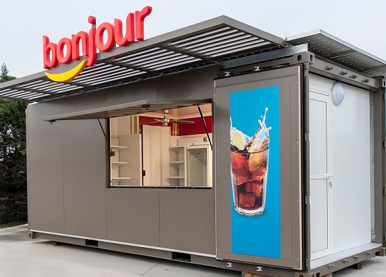 TOTAL - Boutique autonome en containers - EasyCube